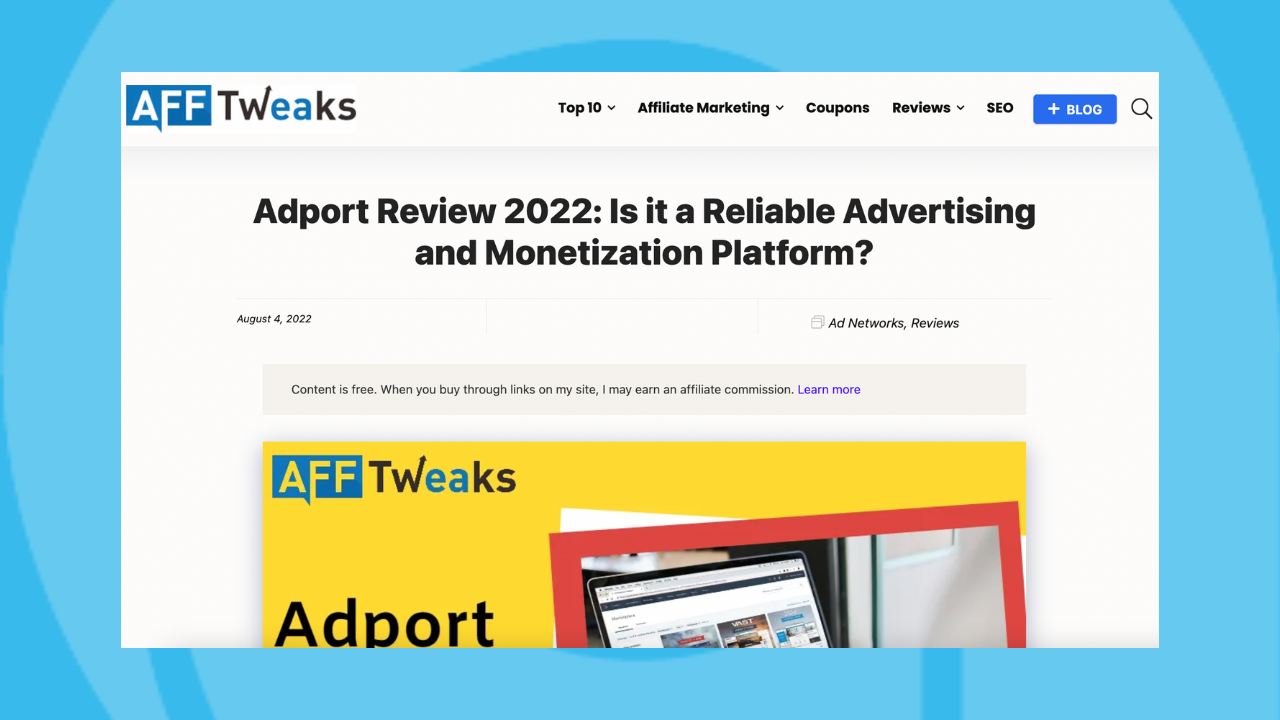 Afftweaks’ Adport review