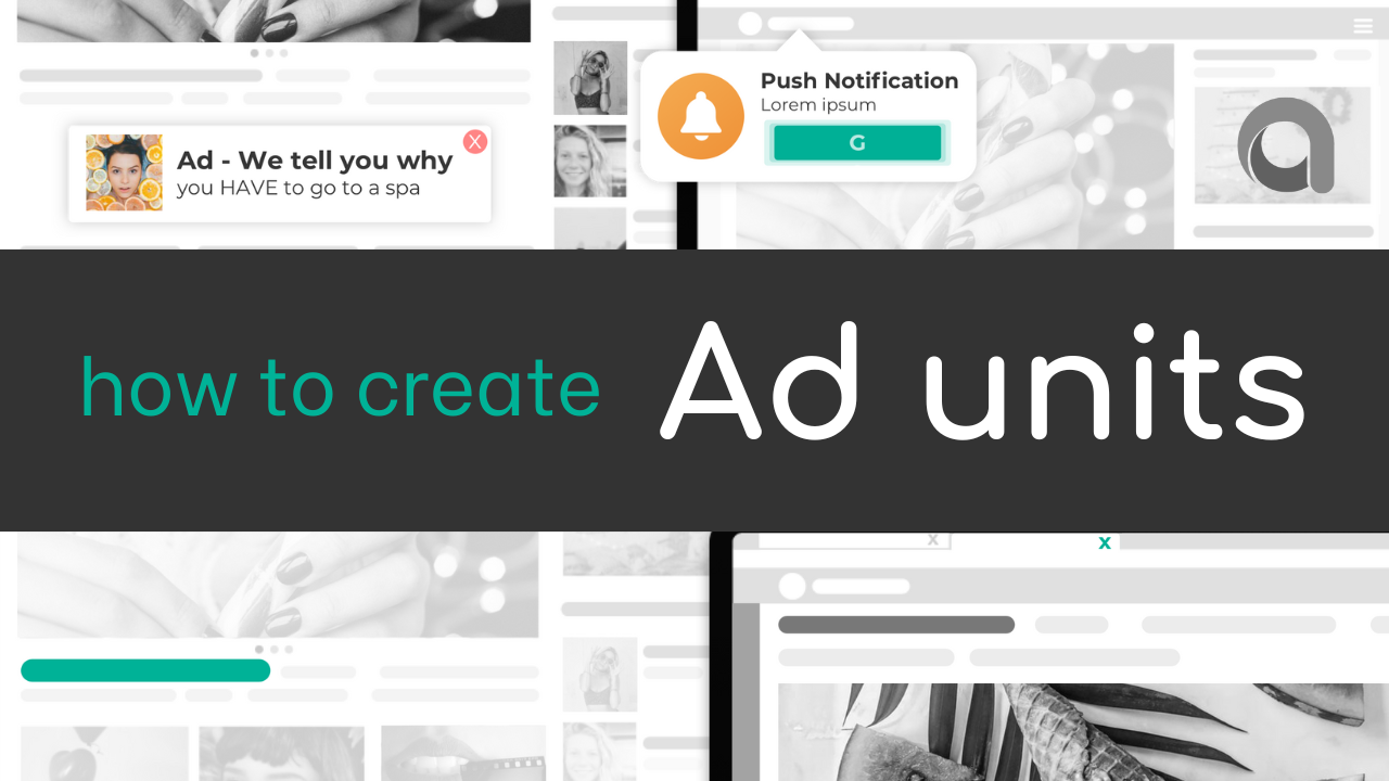 How to create ad units at Adport
