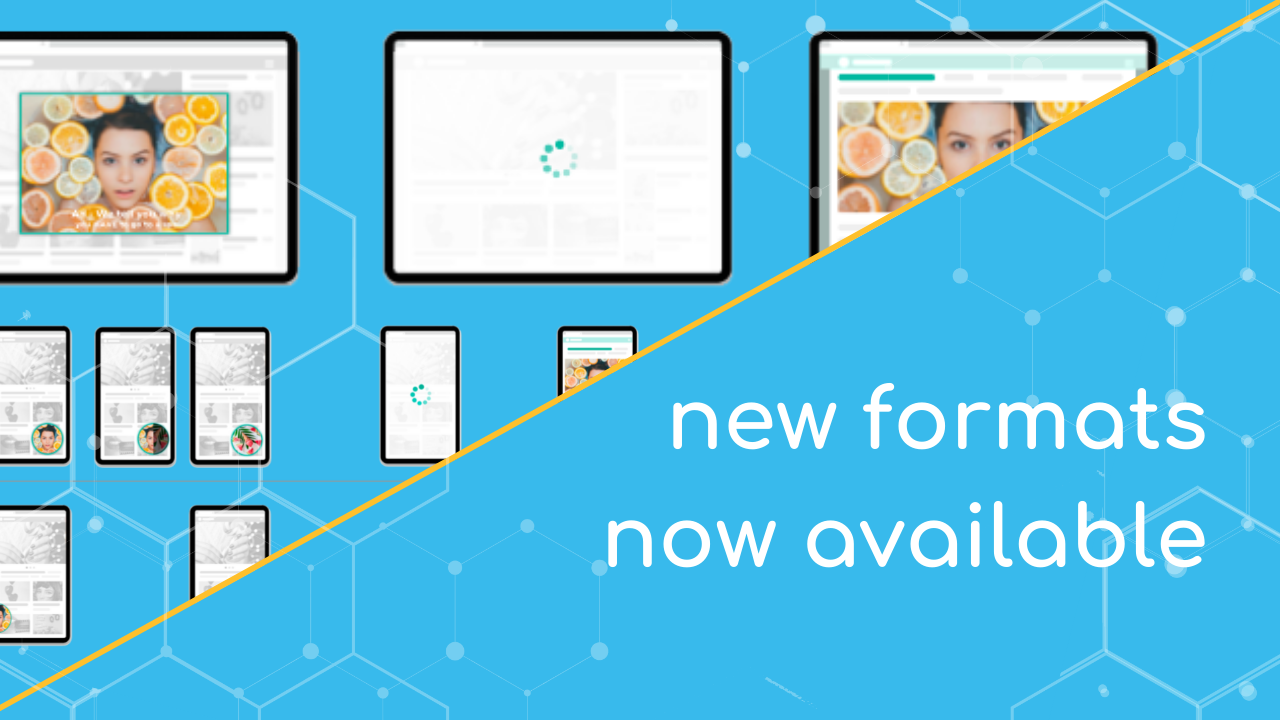 New formats now available at Adport!